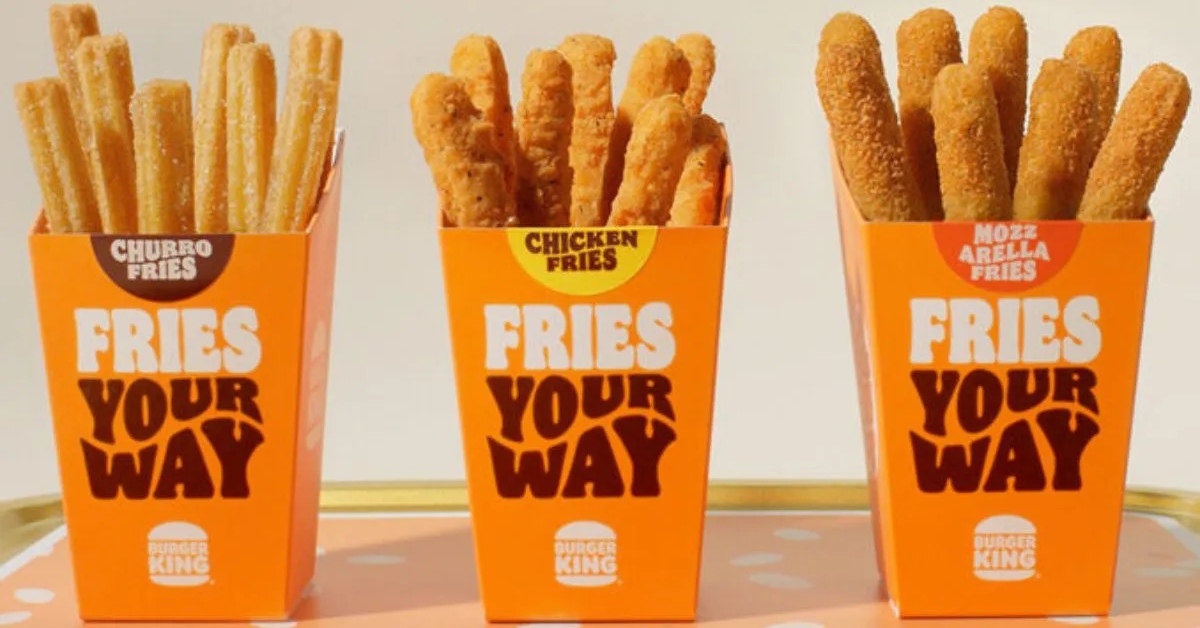 Burger King komt met 2 soorten nieuwe frietjes (alhoewel… kan je dit ...