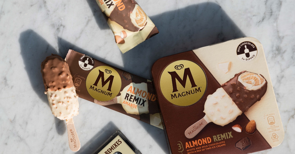 Magnum lanceert dubbel gedipt nieuw ijsje | FavorFlav