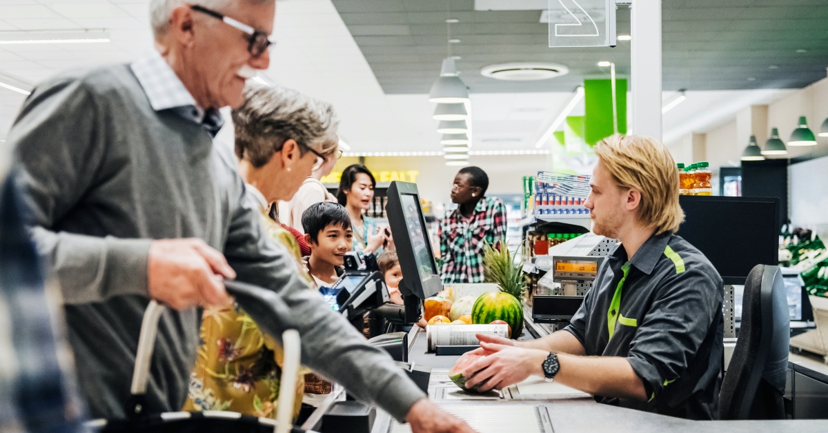 Top: bij deze supermarkt krijgt elke 4e wachtende in de rij de ...