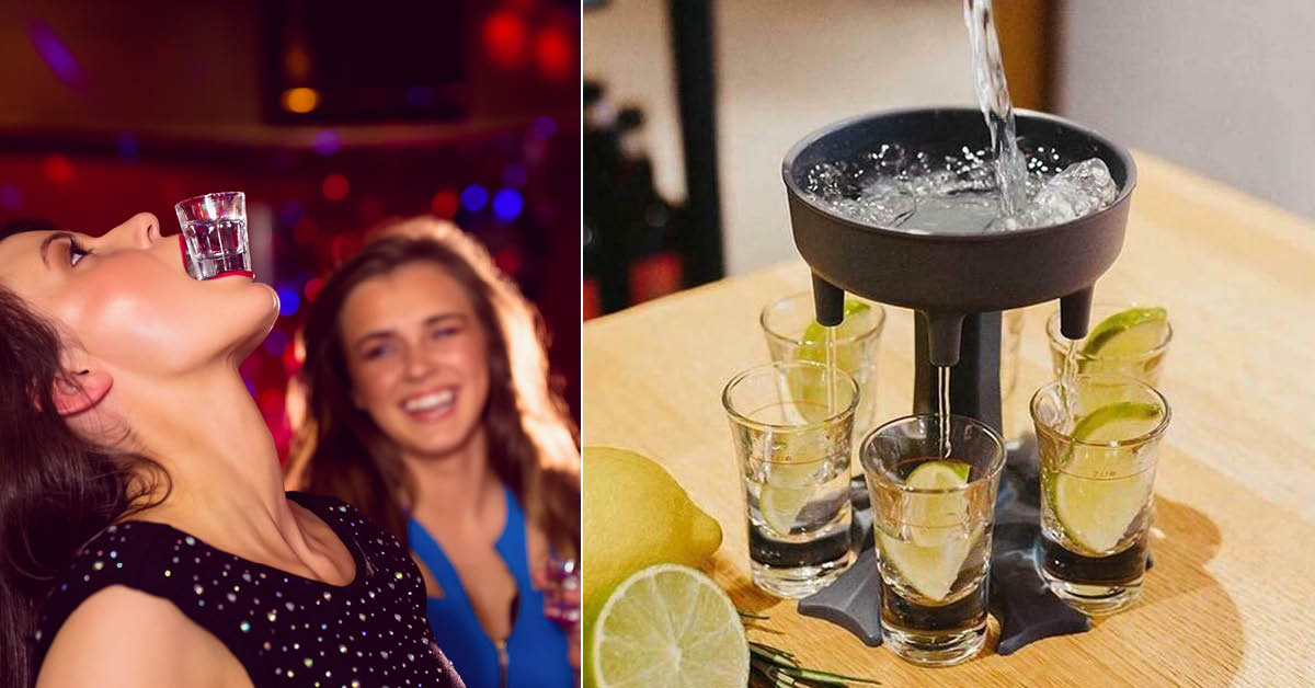 Deze geweldige shotfontein wil je hebben als je van shotjes houdt ...